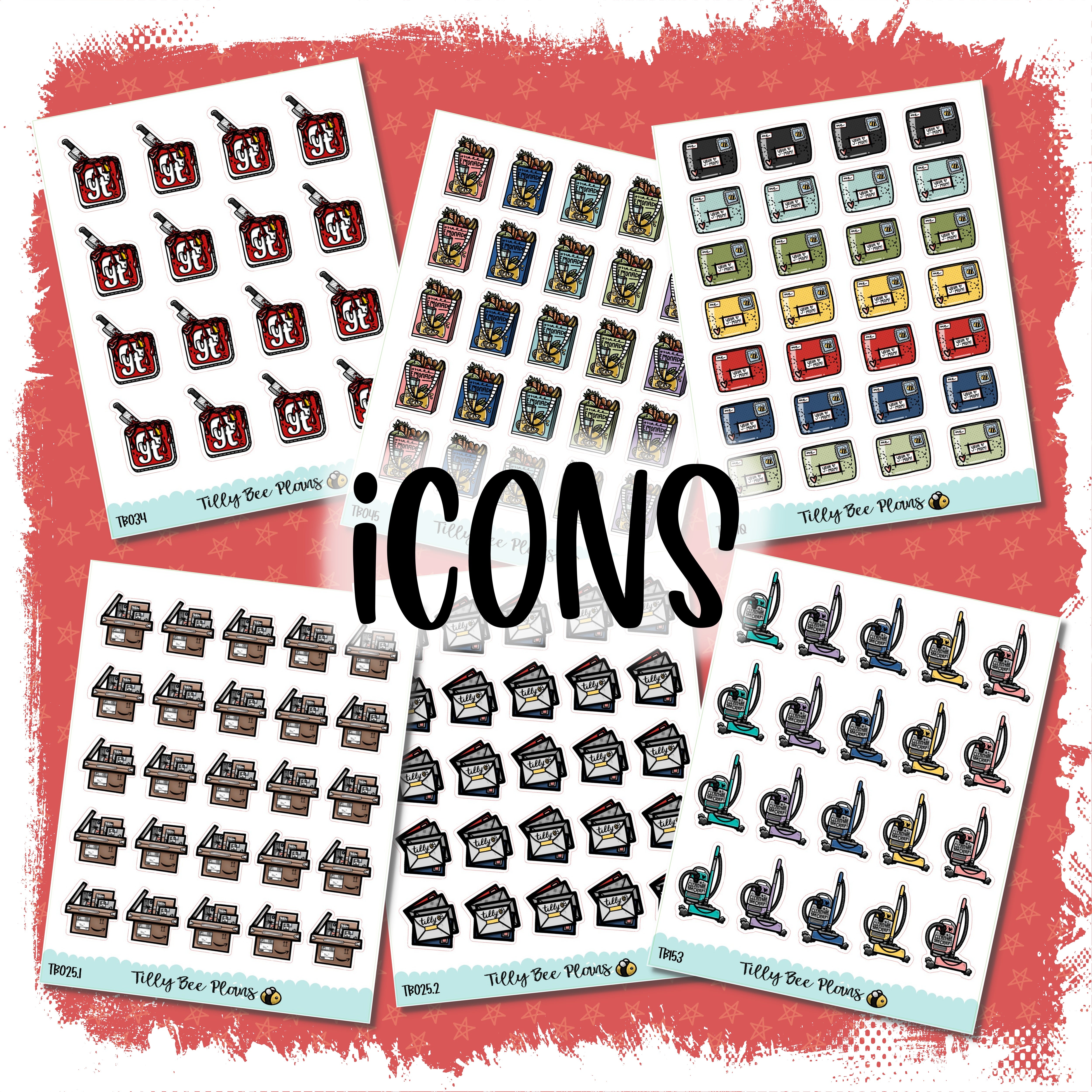 Icons – TillyBeePlans.com