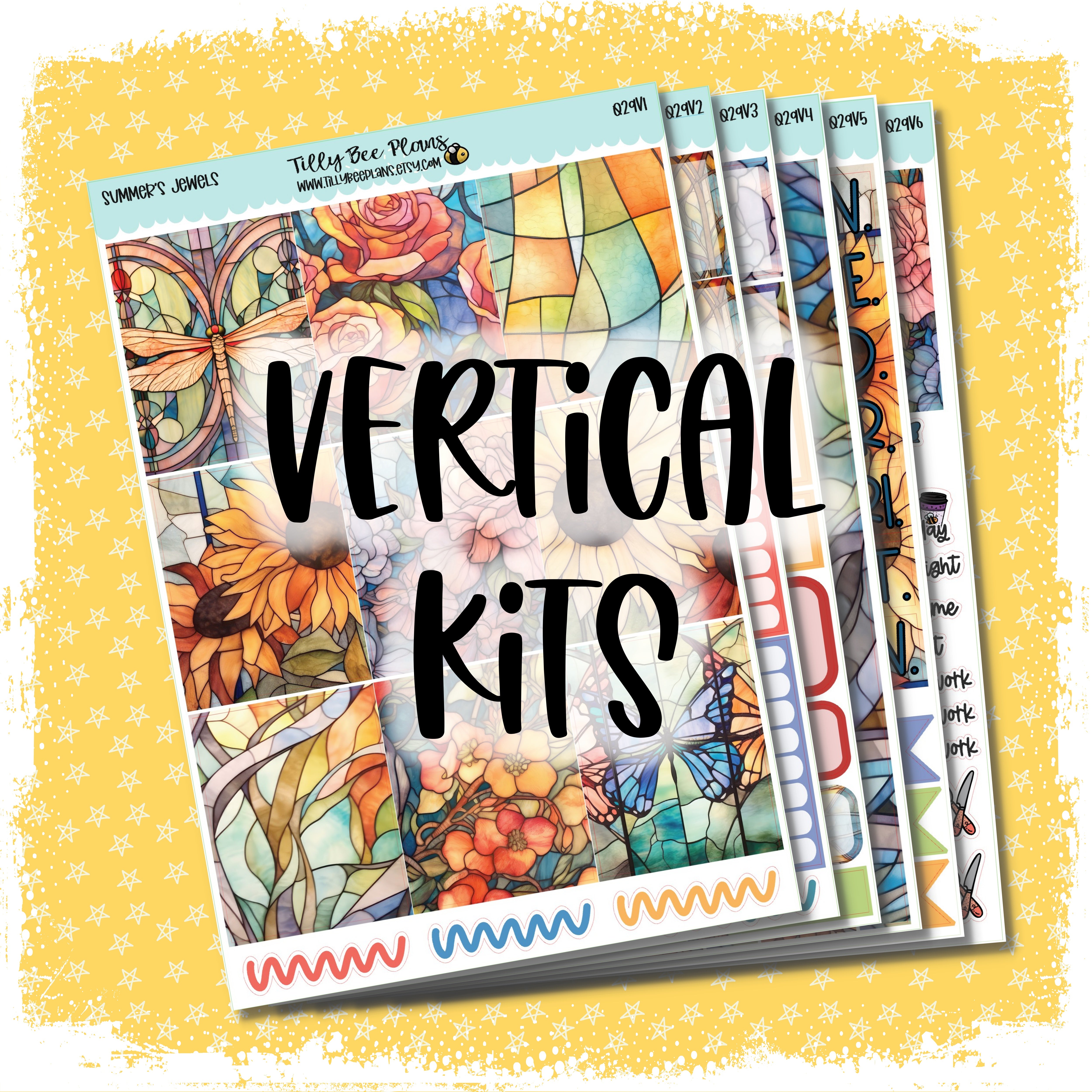 Vertical Sticker Kit – TillyBeePlans.com
